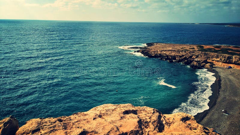 Cyprus view point stock photo. Image of islet, horizon - 230778490