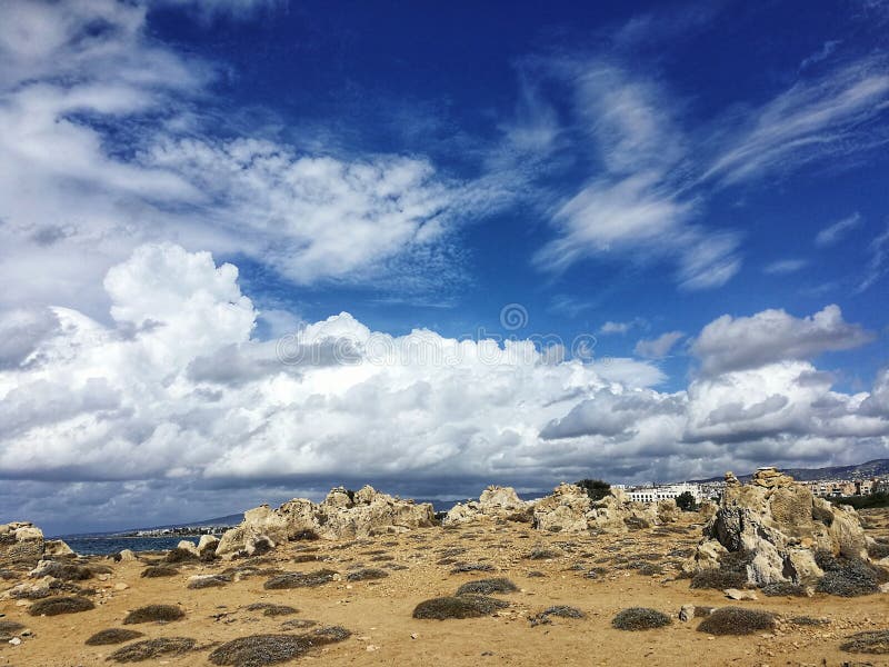 Cyprus stock photo. Image of cloud, blue, viewpoint - 135291570