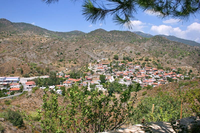 Cyprus village stock image. Image of mountain, residential - 17120117