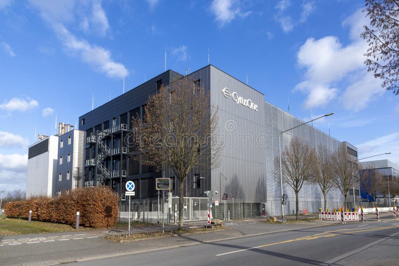 Cyrusone Building in Eschborn. Cyrus One Hostes Computer Facilities in ...