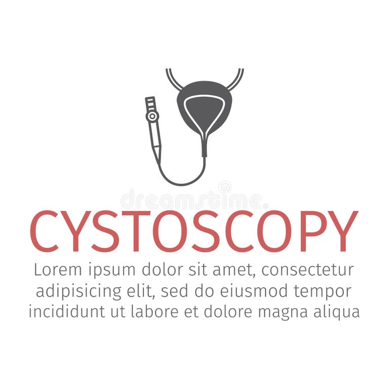 Cystoscopy flat icon stock vector. Illustration of bladder - 109722739