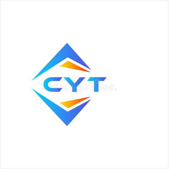 CYT Abstract Technology Logo Design on White Background. CYT Creative ...