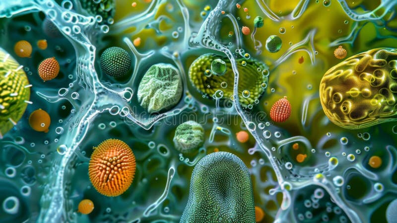 The Cytoplasm of a Plant Cell Teems with Various Structures Including ...