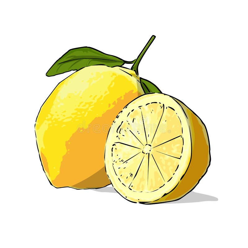 Cytryna zdjęcie stock. Ilustracja złożonej z tło, smakowity - 57369460