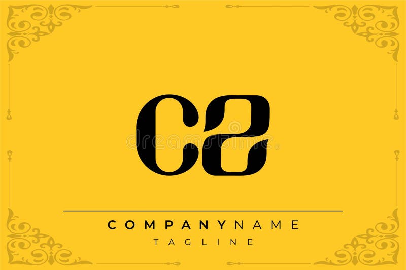CZ abstract luxury logo stock vector. Illustration of identity - 362198067