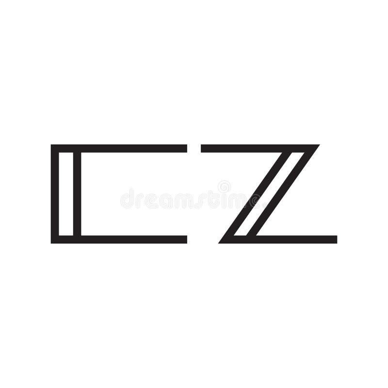 Cz Initial Letter Vector Logo Icon Stock Vector - Illustration of ...