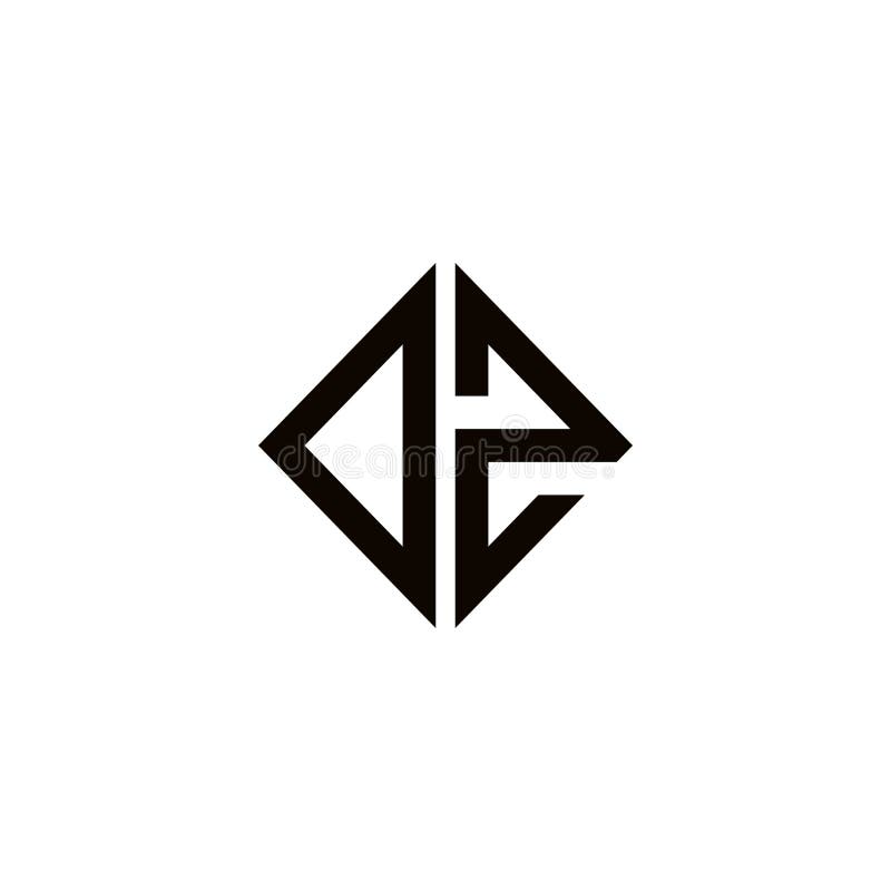 CZ Letter Logo Icon Design Template Elements Stock Vector ...