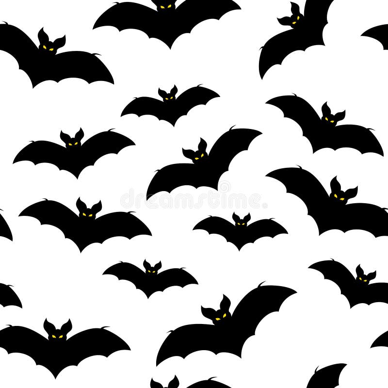 Czarne Sylwetki Nietoperze, Wektor Ilustracja Wektor - Ilustracja ...