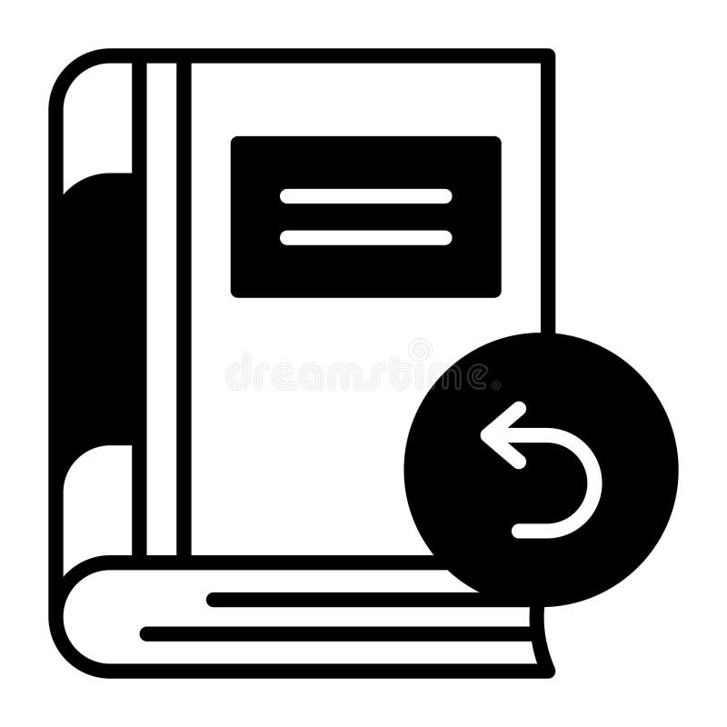 Czech this Beautiful Vector of Return Book in Editable Style Stock ...