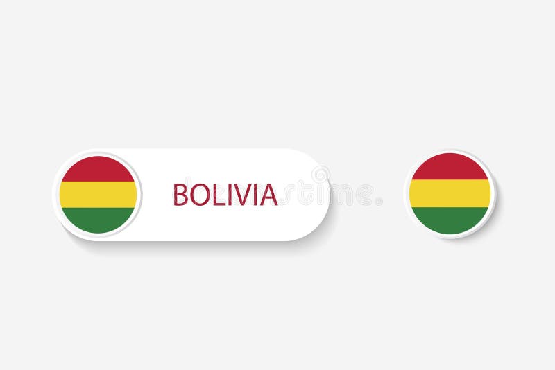 The Word Bolivia in the Colors of the Waving Bolivian Flag. Country ...
