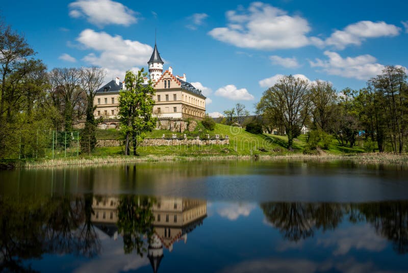 Czech castle Radun stock image. Image of historic, tale - 73972917