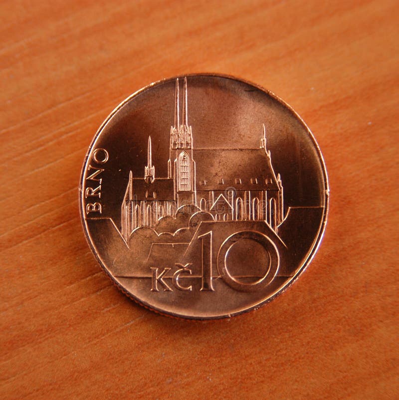 Czech Coin stock photo. Image of change, czechia, exchange - 536208