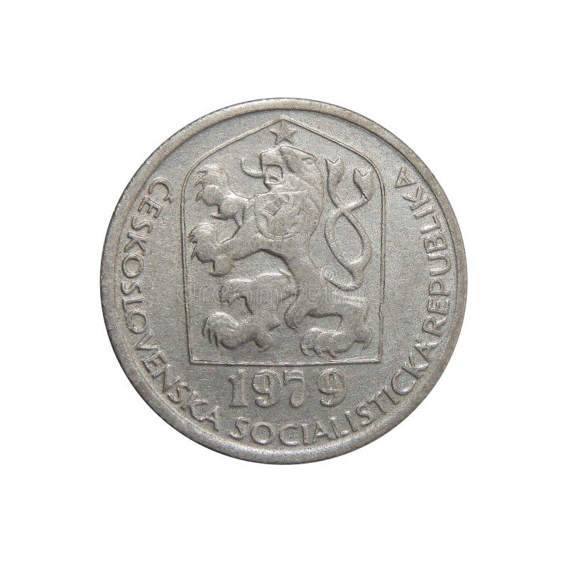 Czech Crown Coins,50 CZK. stock image. Image of money - 122941047