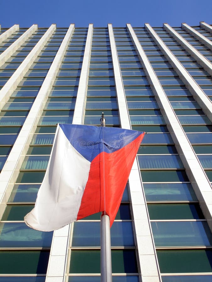 Czech flag stock photo. Image of windows, czech, window - 52188708