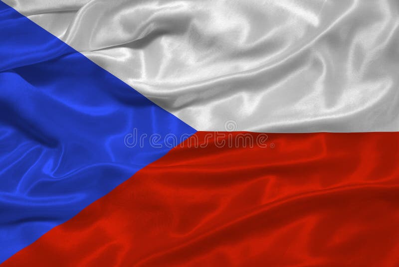 Czech Flag 3 stock illustration. Illustration of flag - 4985060