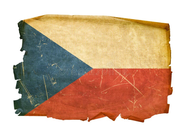 Czech Flag old stock image. Image of aging, isolated - 292061143