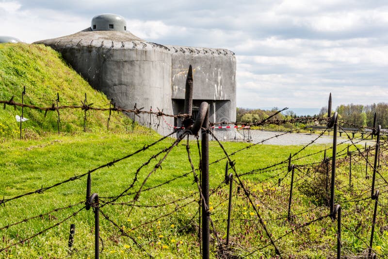 Czech fortification bunker stock photo. Image of landscape - 72177106
