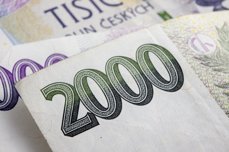 Czech korunas stock photo. Image of european, design - 49515526