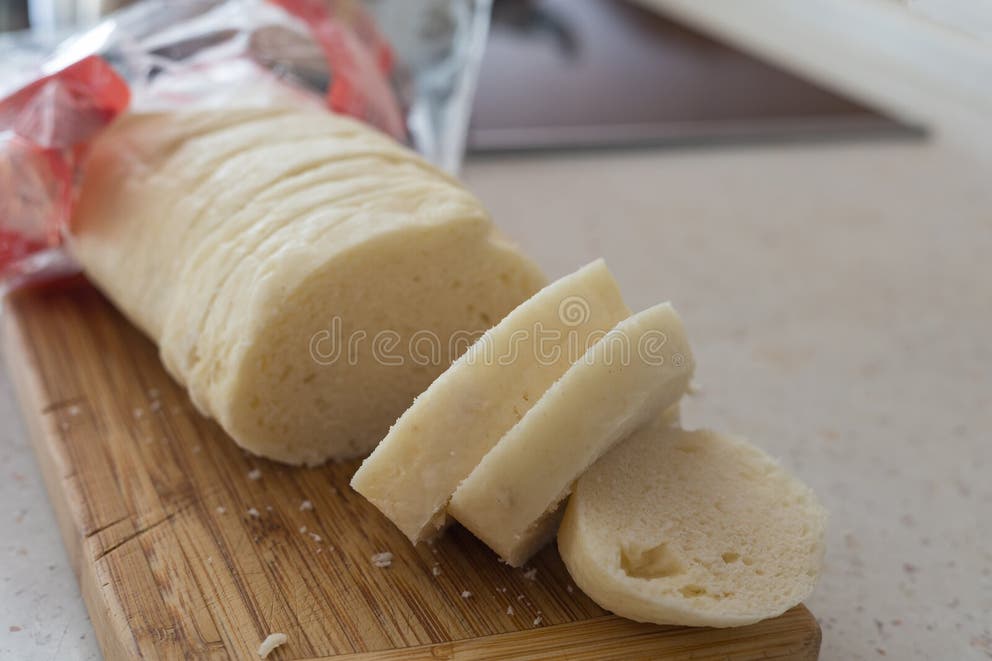 Czech Leavened Dumpling As a Side Dish Stock Image - Image of yeast ...