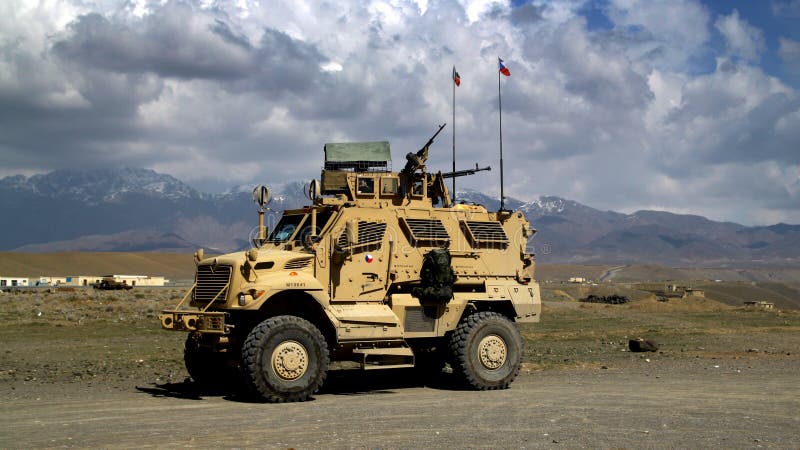 Czech Military Vehicles in Afghanistan Editorial Stock Photo - Image of ...