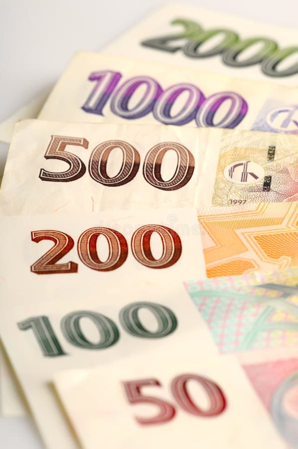 Czech money stock photo. Image of symbol, currency, business - 19088054