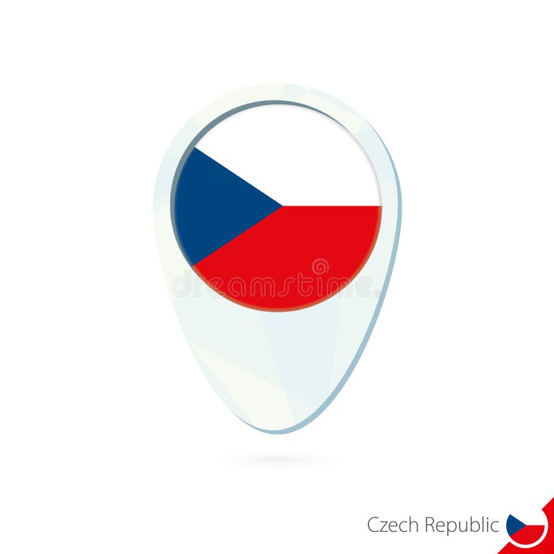 Flag Czech Pin Stock Illustrations 270 Flag Czech Pin Stock