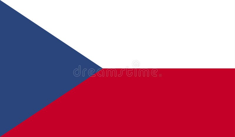 Czech Republic Flag National Flag of Czech Vector, Czech Republic Sign ...