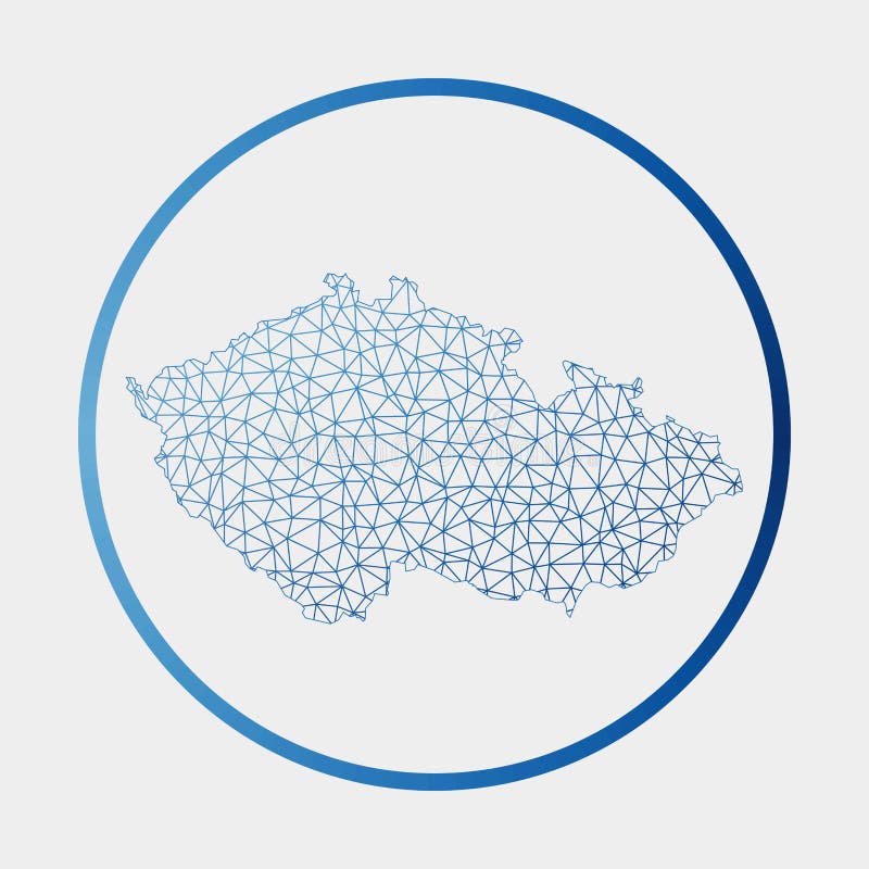 Czech Republic icon. stock vector. Illustration of card - 194846532