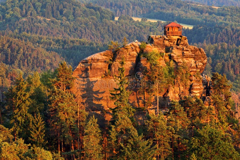 Czech swiss - Mariina view stock photo. Image of land - 15138380