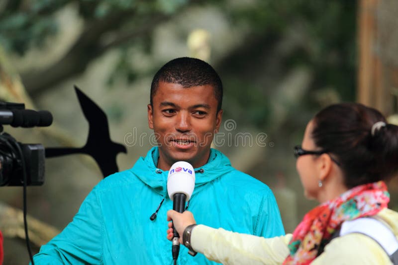 Czech TV Presenter Ray Koranteng Editorial Image - Image of nova ...