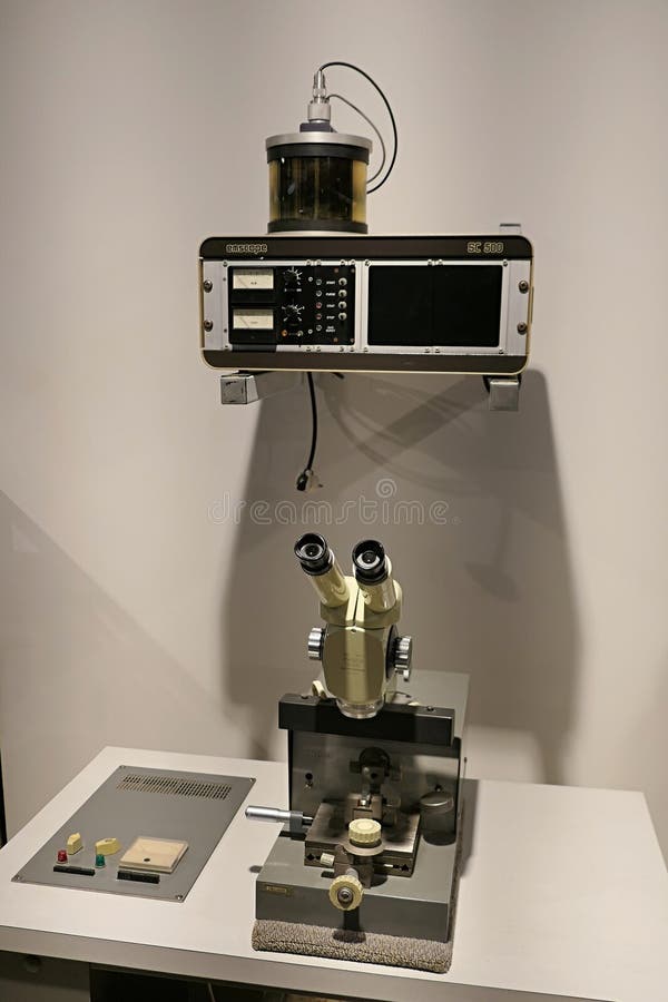 Czechoslovak Ultramicrotome Tesla BS 490 from Year 1970, Device Used ...