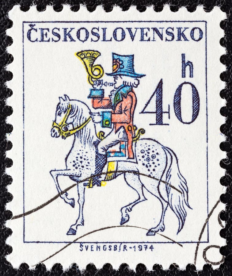 CZECHOSLOVAKIA - CIRCA 1957: a Stamp Printed in Czechoslovakia Shows ...