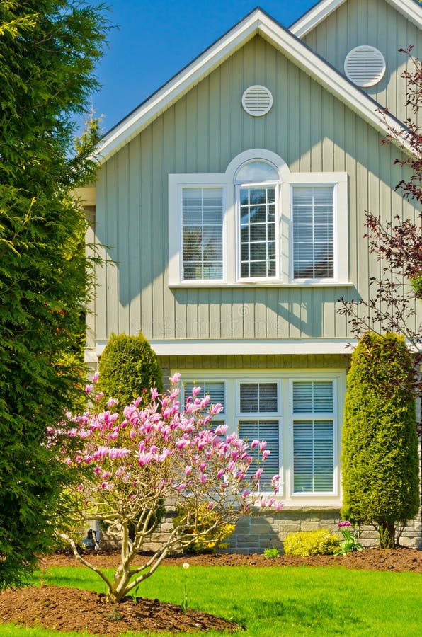 Domowy wielki nowy zdjęcie stock. Obraz złożonej z nieruchomości - 19420212