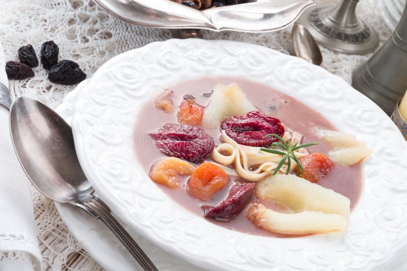 Czernina is a Polish soup stock image. Image of leek - 34244747