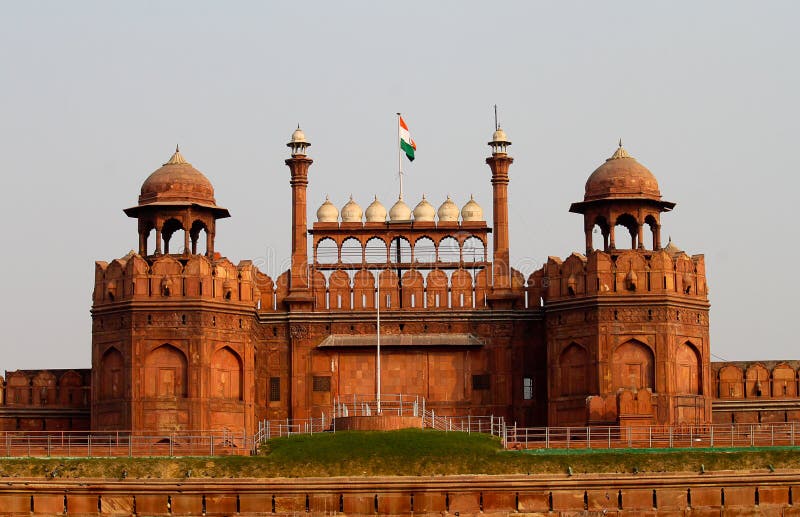 Czerwony Fort obraz stock. Obraz złożonej z demokrata - 39898547