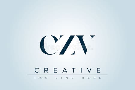 CZV abstract letter logo stock vector. Illustration of icon - 363287602