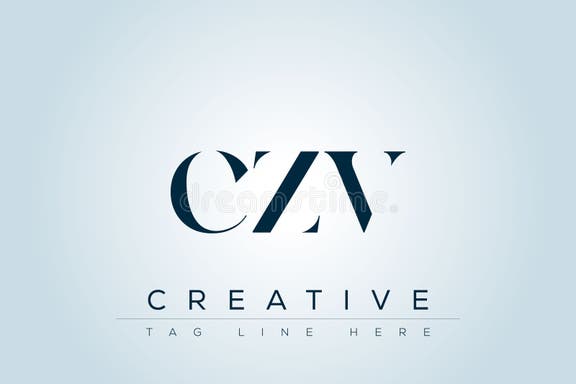 CZV abstract letter logo stock vector. Illustration of icon - 363287602