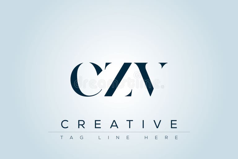 CZV abstract letter logo stock vector. Illustration of icon - 363287602