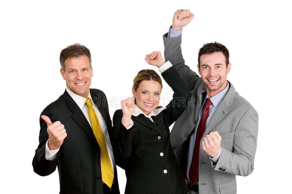 Célébration D'une équipe D'entreprise Prospère Image stock - Image du homme, excitation: 13340923