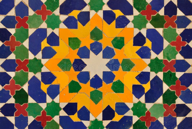 Mosaïque Orientale à Casablanca Photo stock - Image du mosaïque ...