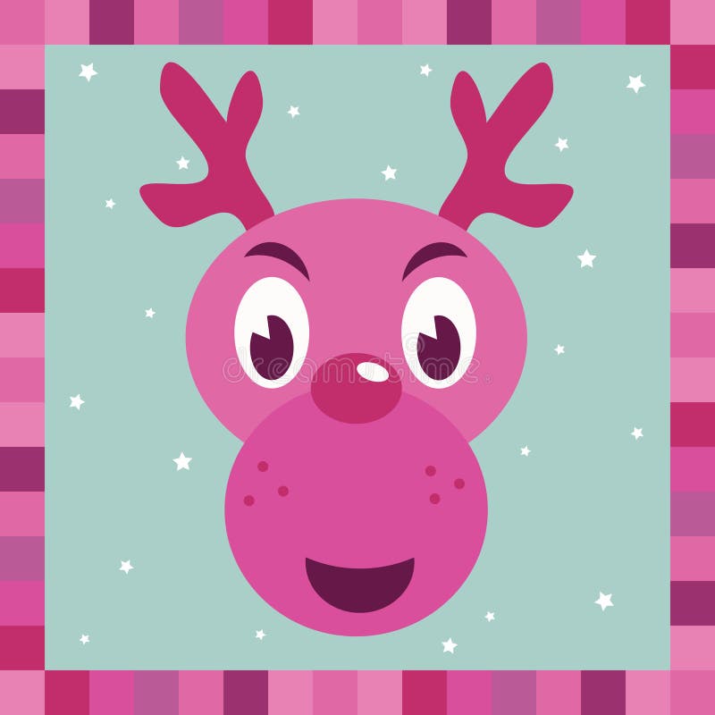 Renne Rose Stock Illustrations, Vecteurs, & Clipart – (4,689 Stock ...