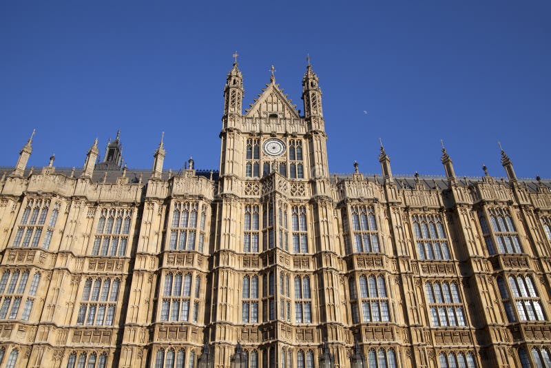 Détail D'Arhitectur Des Chambres Du Parlement, Londres. Photo stock ...