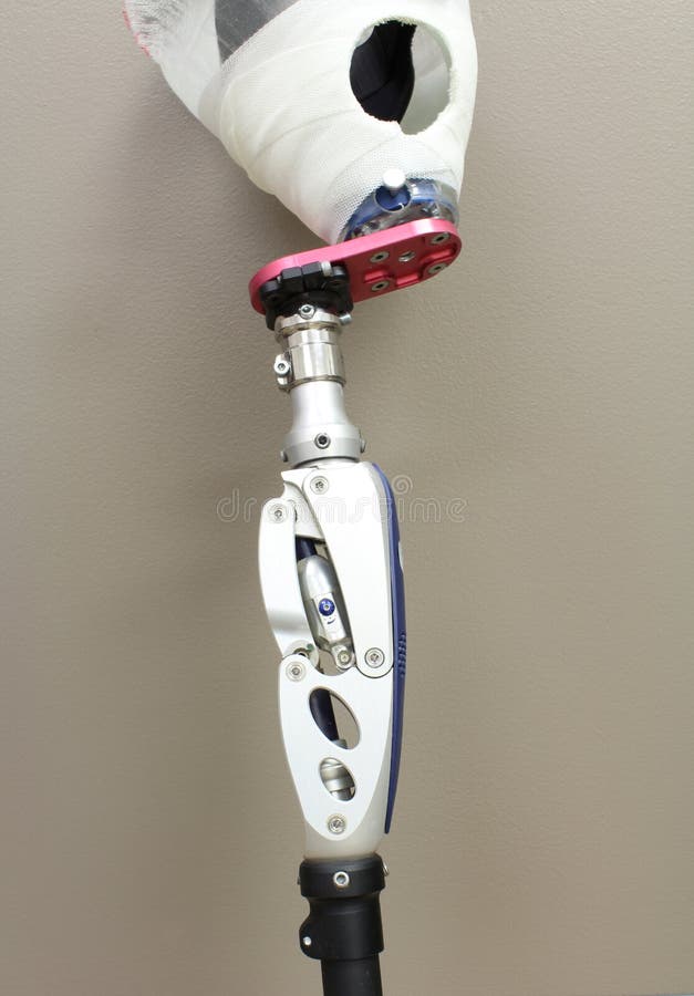 Prothèse De Jambe Avec Chaussure Photo stock - Image du médical, objet ...