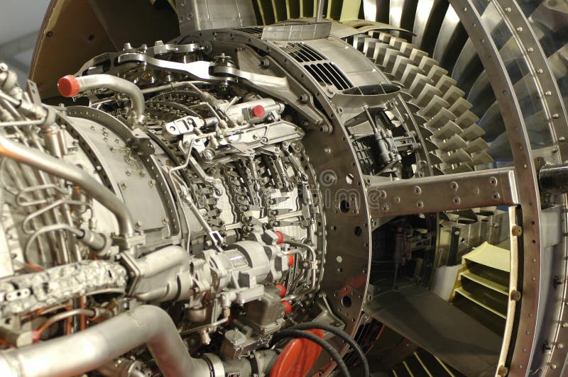 Réacteur image stock. Image du airlines, avions, aviation - 5834887