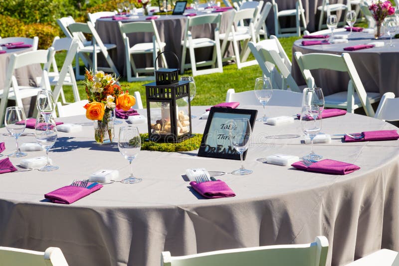 Détails De Tableau De Réception De Mariage Image stock - Image du fleur ...