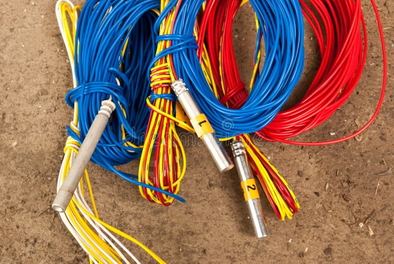 Détonateur Électrique photo stock. Image du détruisez - 15770246