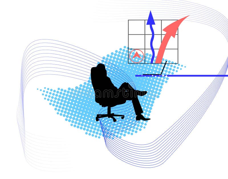 Día Acertado De Hombre De Negocios Stock de ilustración - Ilustración ...