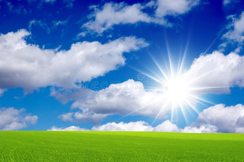 Día asoleado brillante. foto de archivo. Imagen de horizontal - 9069212