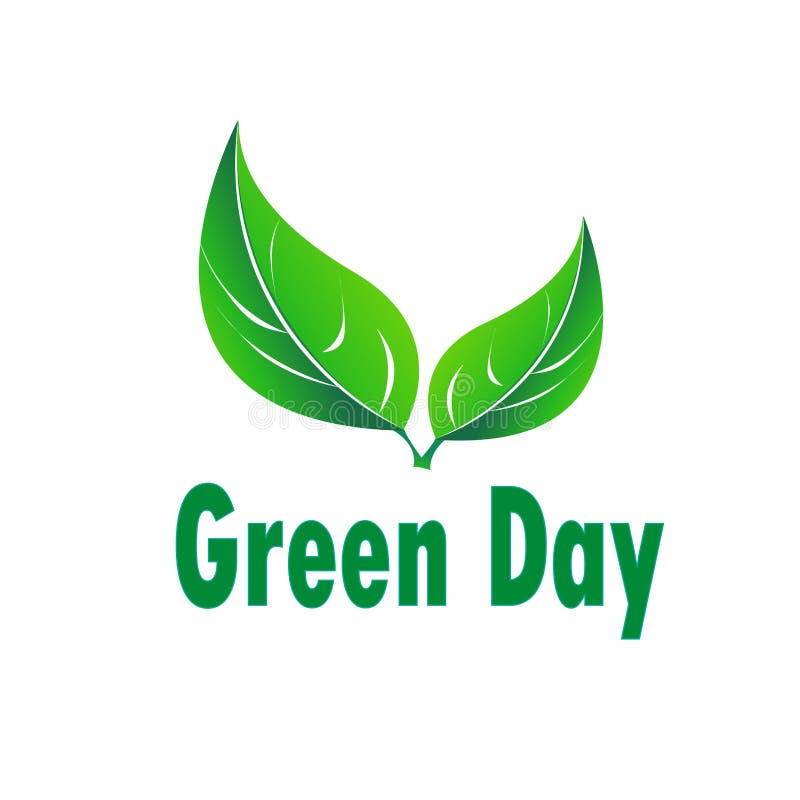 Día verde stock de ilustración. Ilustración de icono - 33541573