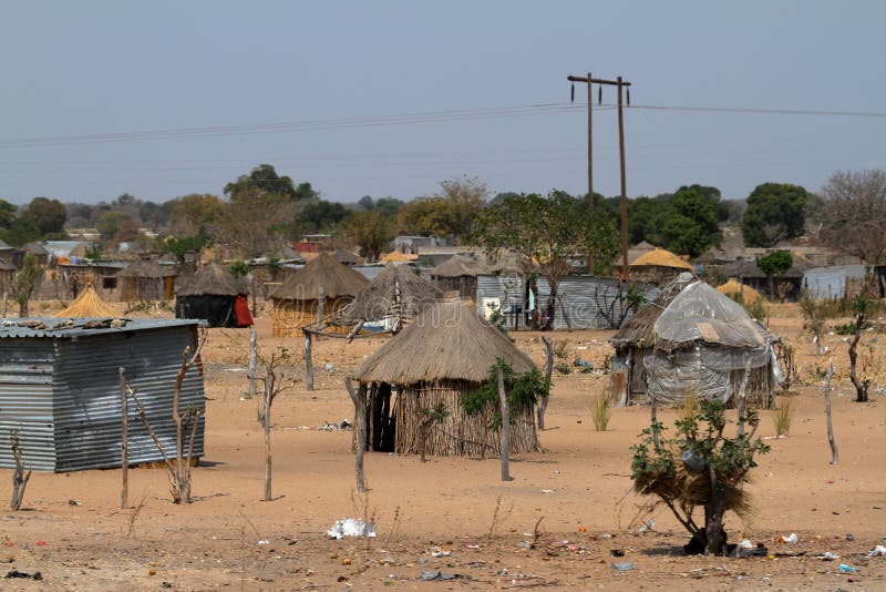 Dörfer Und Armut in Namibia Stockbild - Bild von leben, afrika: 132160815